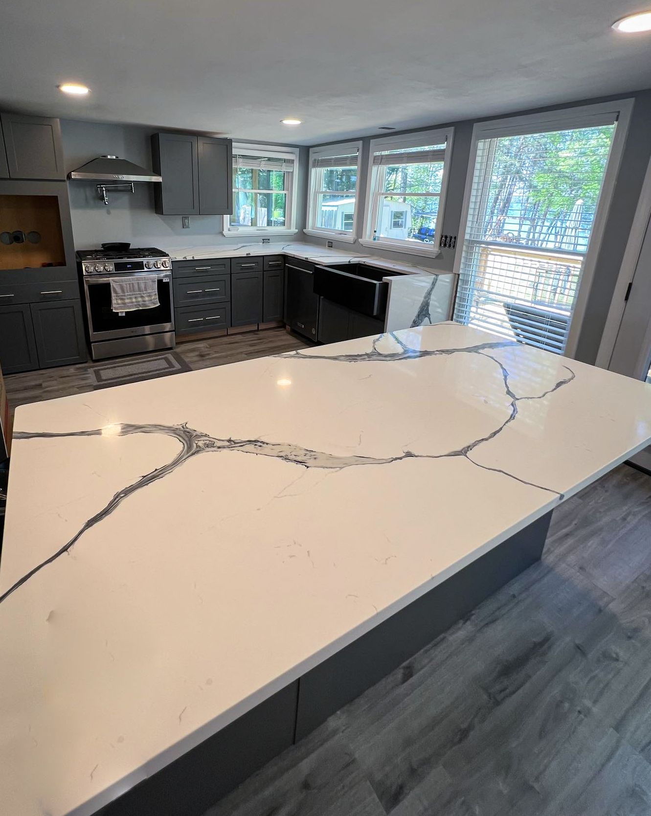 Anderson Granite & Marble Shop of Greenwood - Calacatta Bellazo Quartz ...