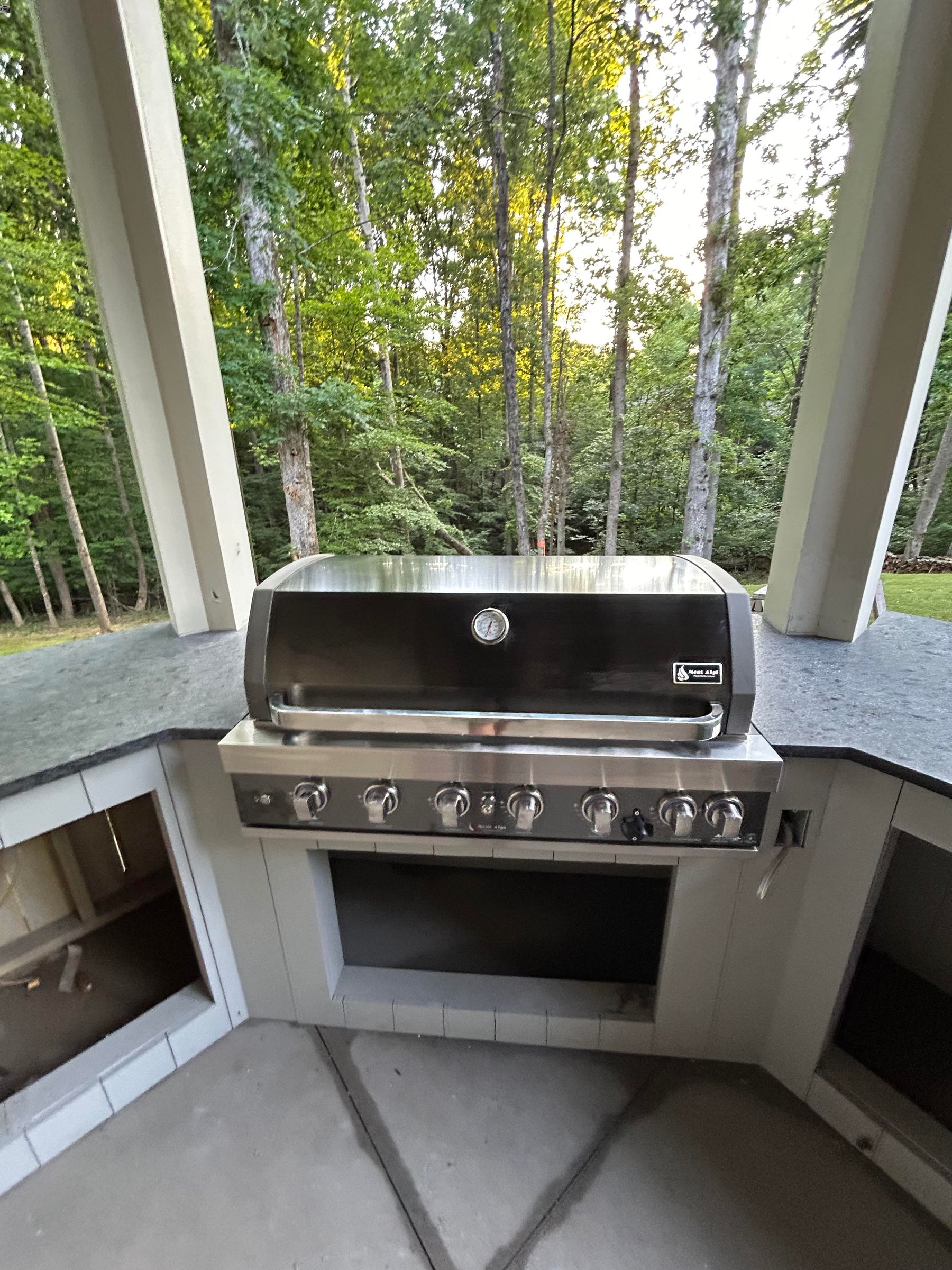 Anderson Granite & Marble Shop of Greenwood - Steel Gray Leather ...